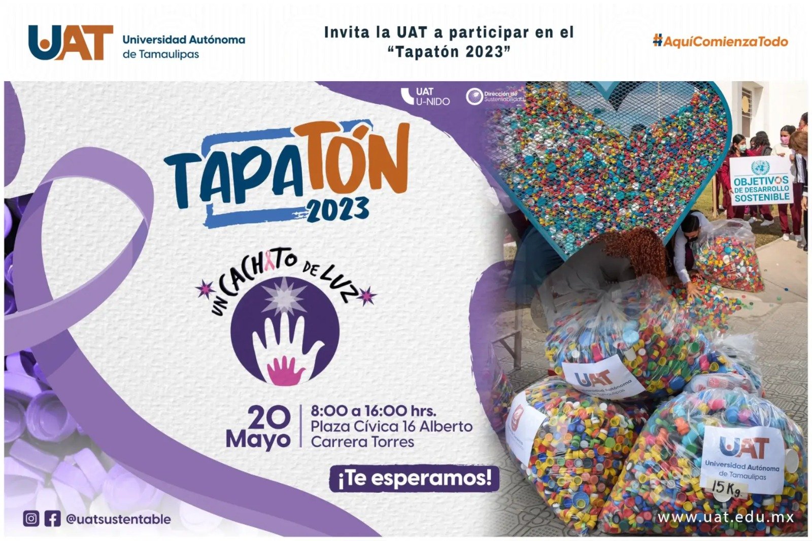 Invita la UAT a participar en el Tapatón 2023 – Fundamento Noticias